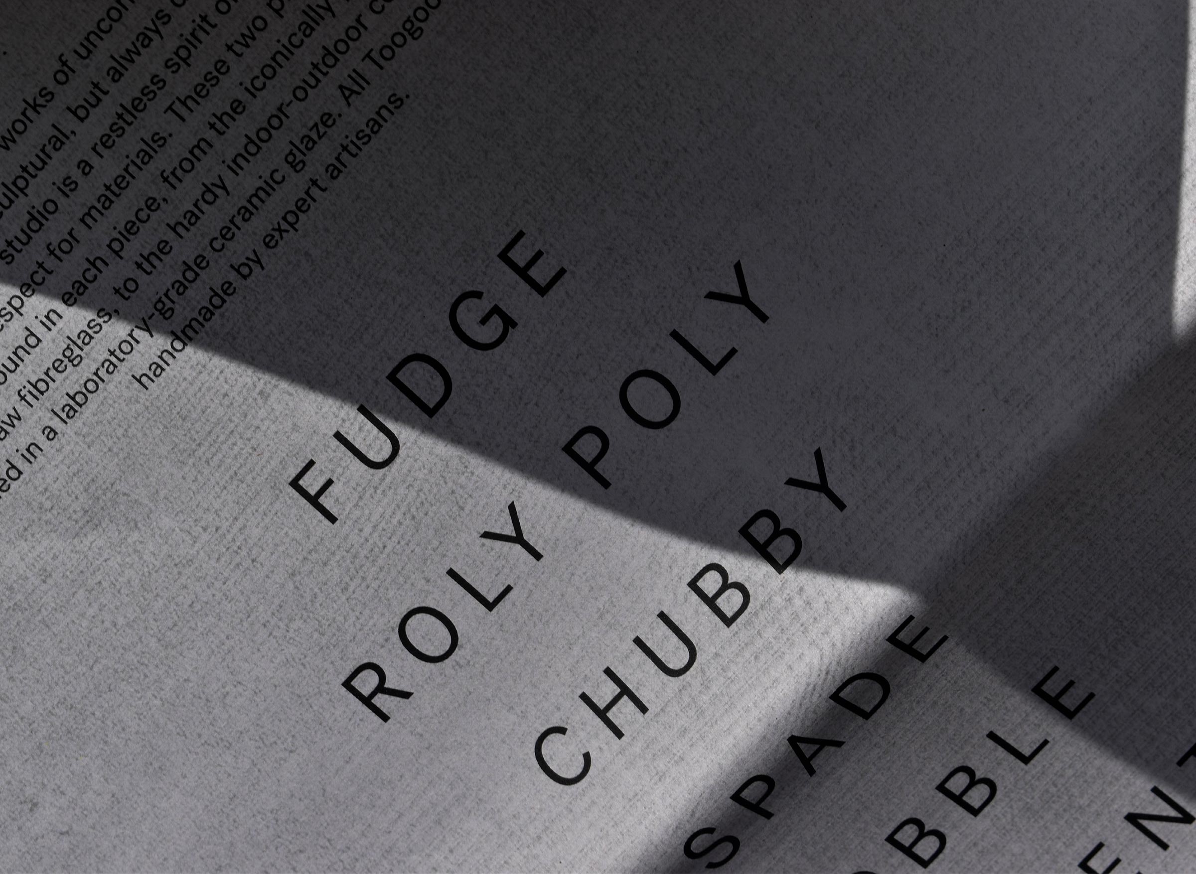 Toogood Furniture Catalogue - StudioSmall